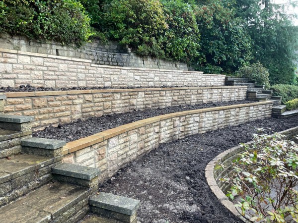 Landscape Gardeners in Fleet Hampshire - Walling & Terracing Gallery